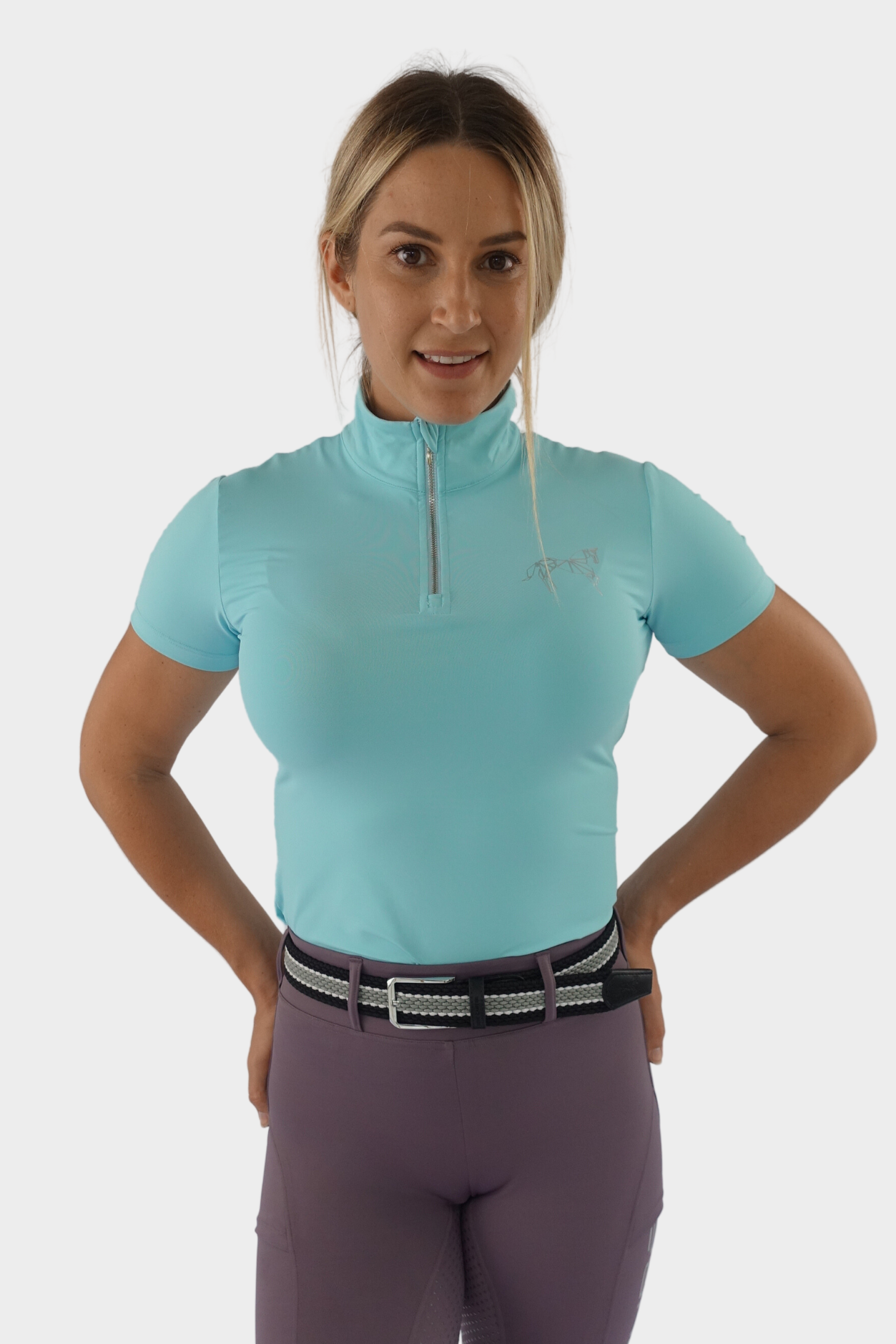 Ocean Blue Base Layer | Riding Tops Australia – Pure Canter